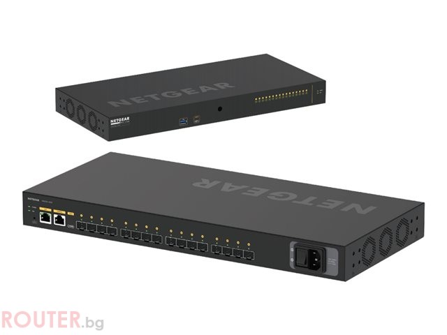 Мрежов суич Netgear Av Line M4250-16xf 16x1g/10g Fiber Sfp+ Managed ...