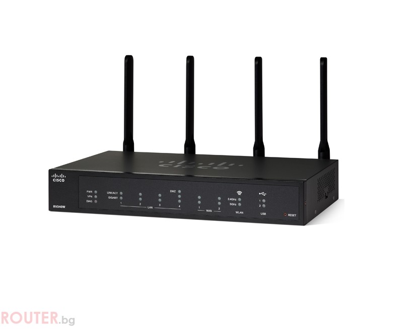Рутер CISCO RV340W Wireless-AC Dual WAN Gigabit VPN