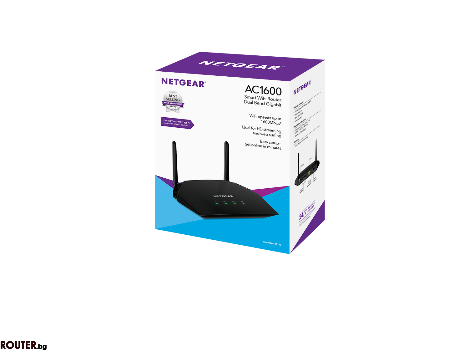 Рутер NETGEAR R6260 AC1600