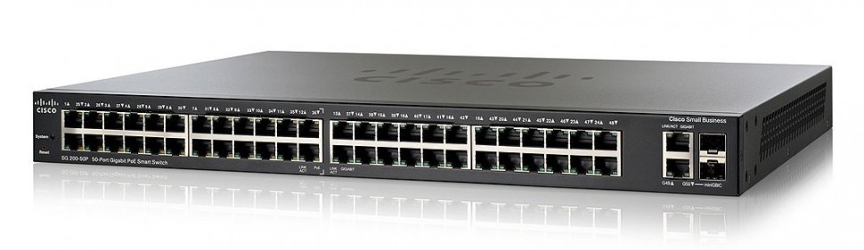 Мрежов суич CISCO SG250-50 50-Port Gigabit Smart Switch